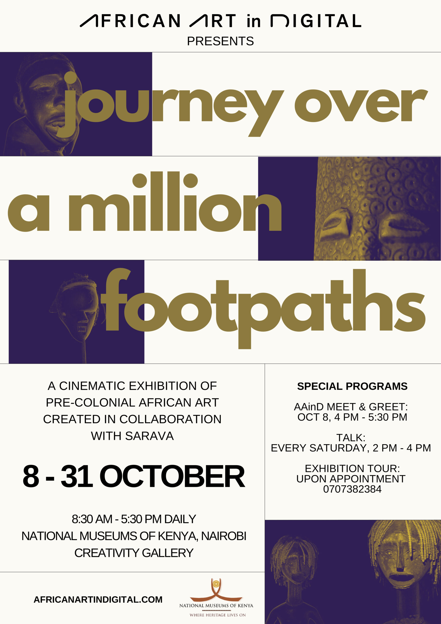 A Journey Over a Million Footpaths - A Cinematic Exhibition - IN NAIROBI